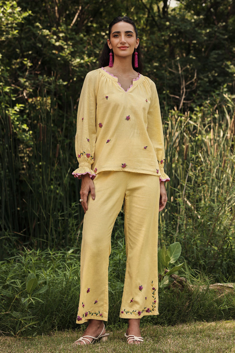 The French Knot Co-ord Set – Boho Chic By Sukriti Jain